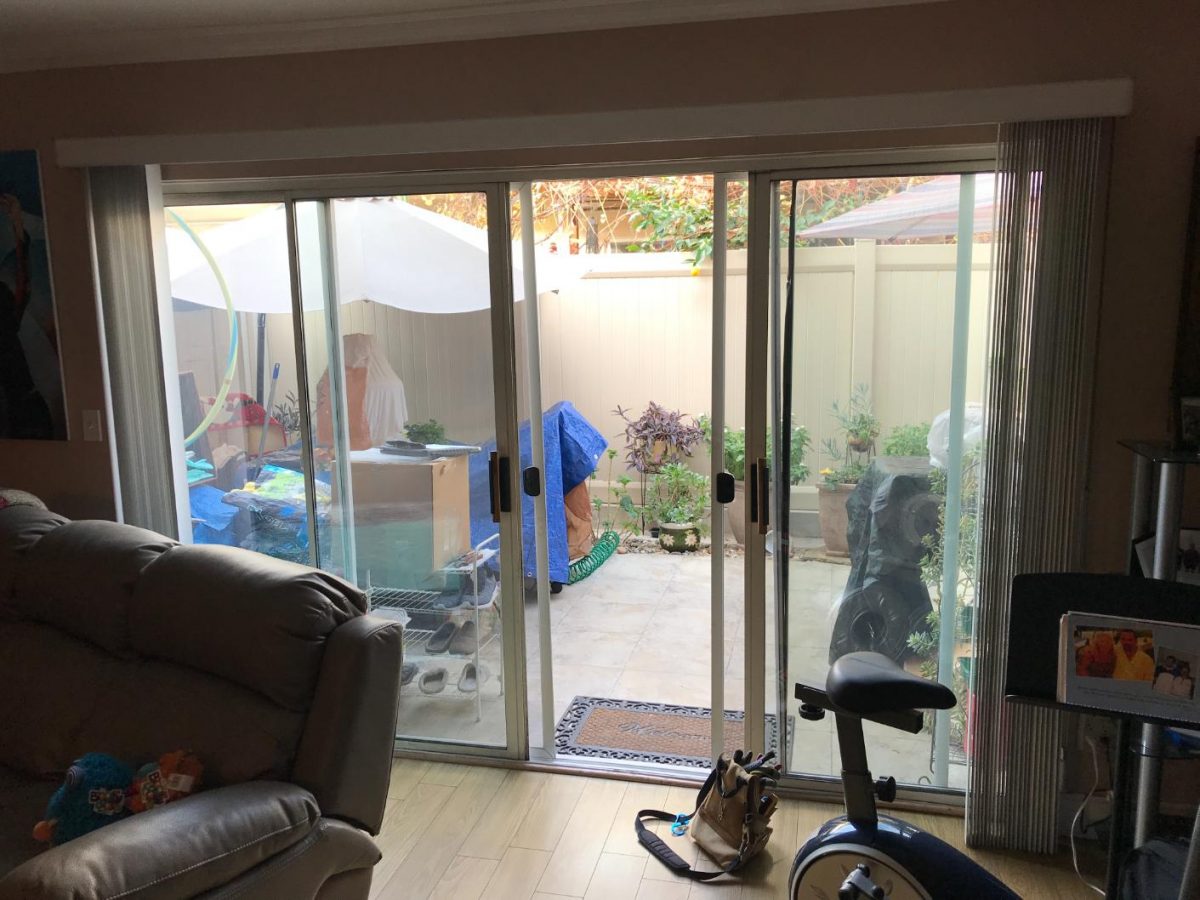 Four-Panel Sliding Glass Door in North Hollywood, CA - Projects