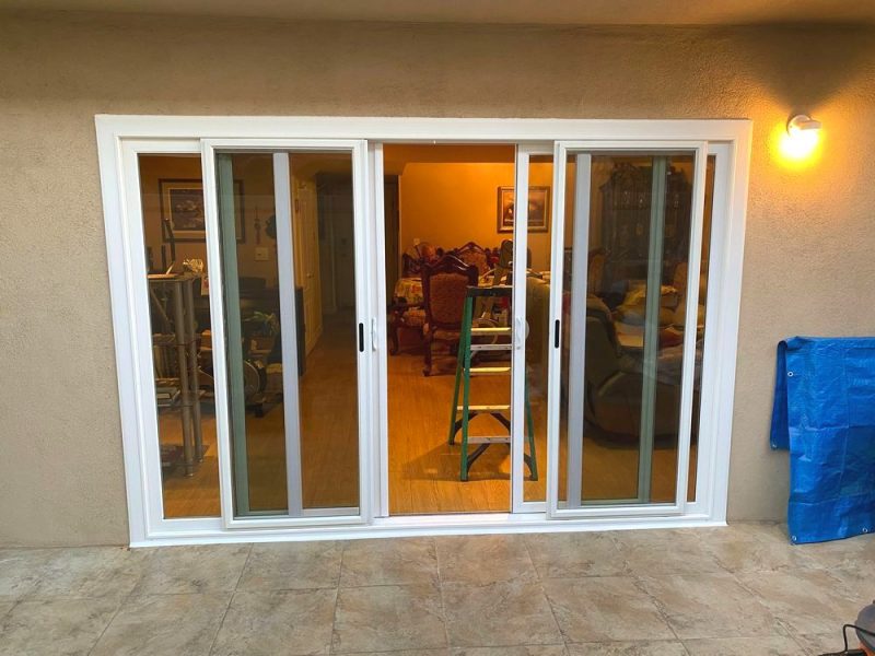 Four-Panel Sliding Glass Door in North Hollywood, CA - Projects