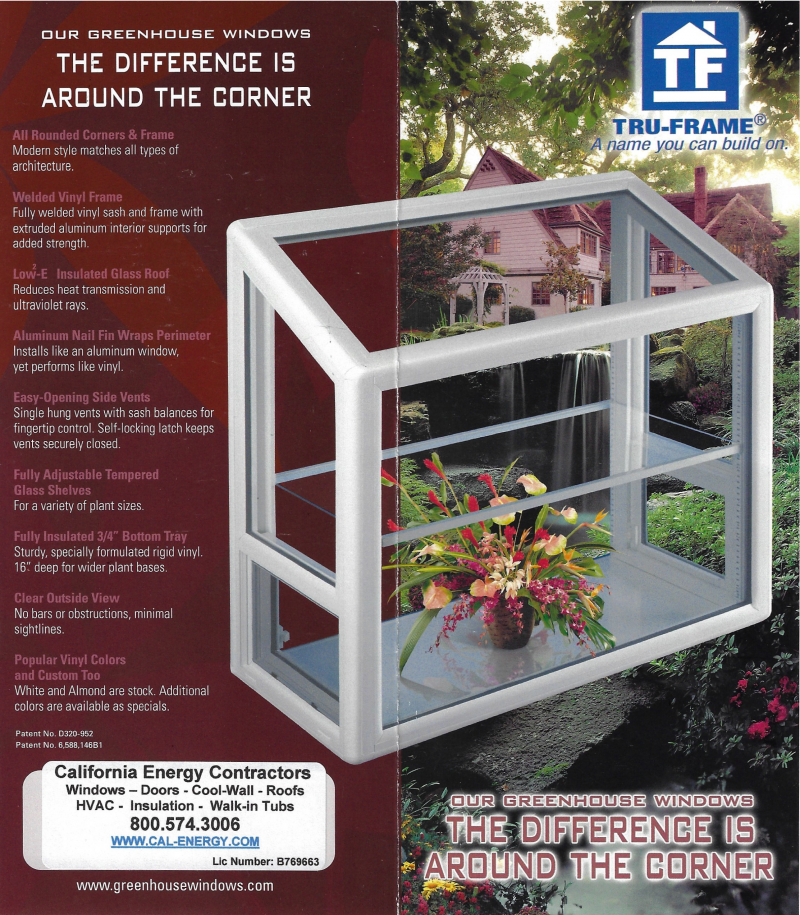 Garden Windows Brochure - California Energy Contractors